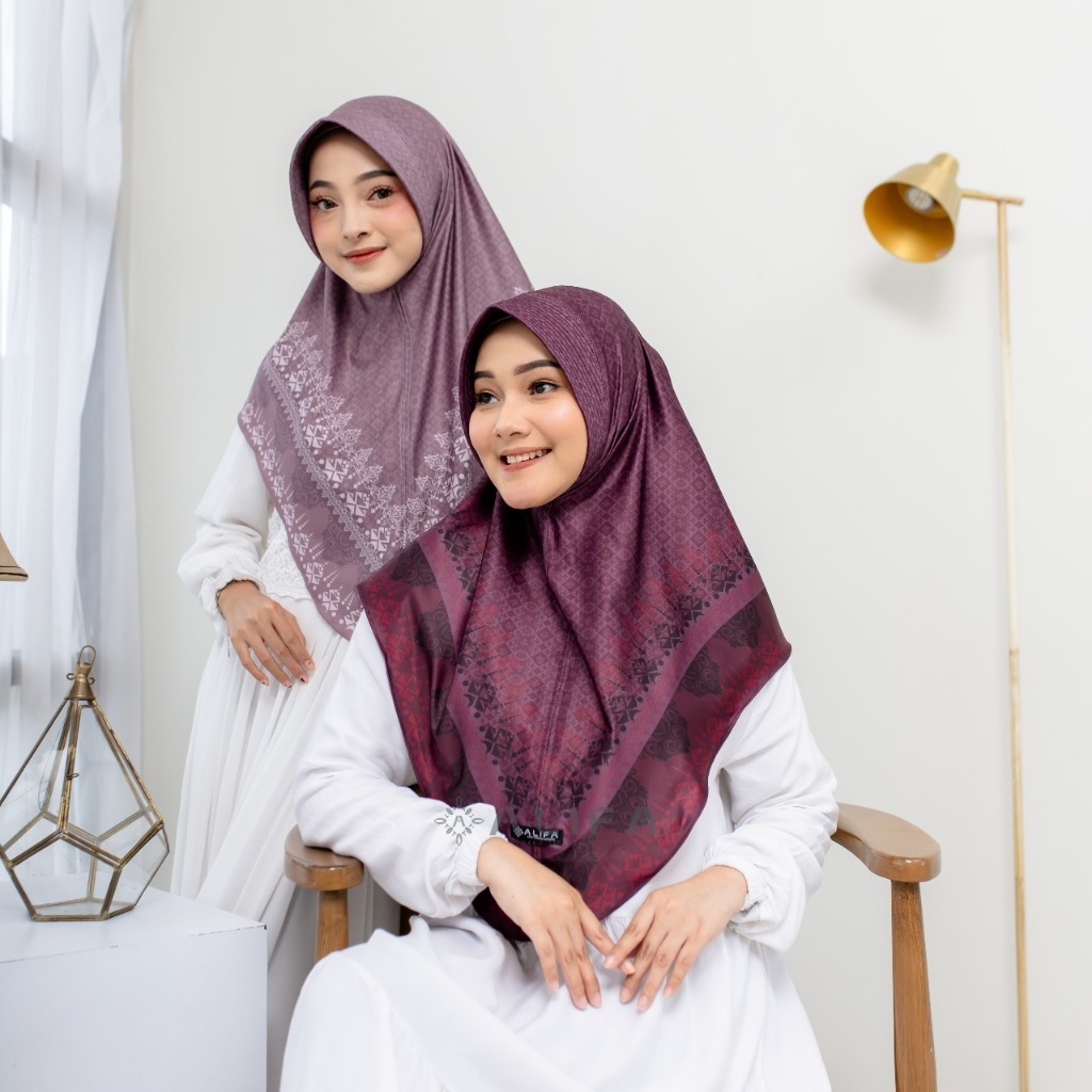 Jual Hijab Instan Motif Standar Pet Naima Bergo Instan Hijab Motif ...
