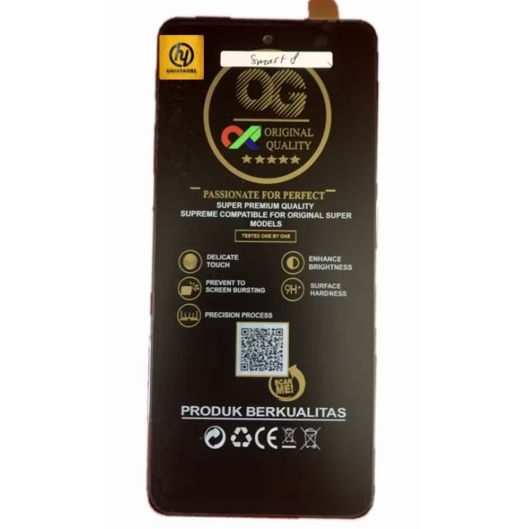 Jual LCD INFINIX SMART 8 X6525/SMART 8 PRO X6525B/ HOT 40i X6528B/SMART ...