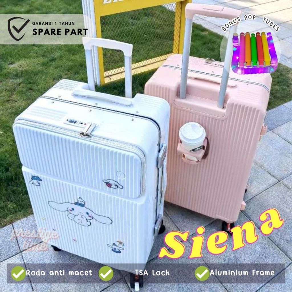 Jual Koper Kabin Cabin Bagasi Laptop 20 24 Inch Luxes Siena Paris Orca ...