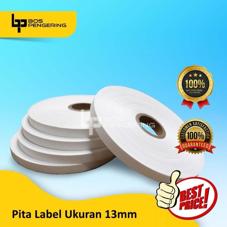Jual Pita Laundry roll kain kertas 1/2 inch 13mm penanda label tag gun ...
