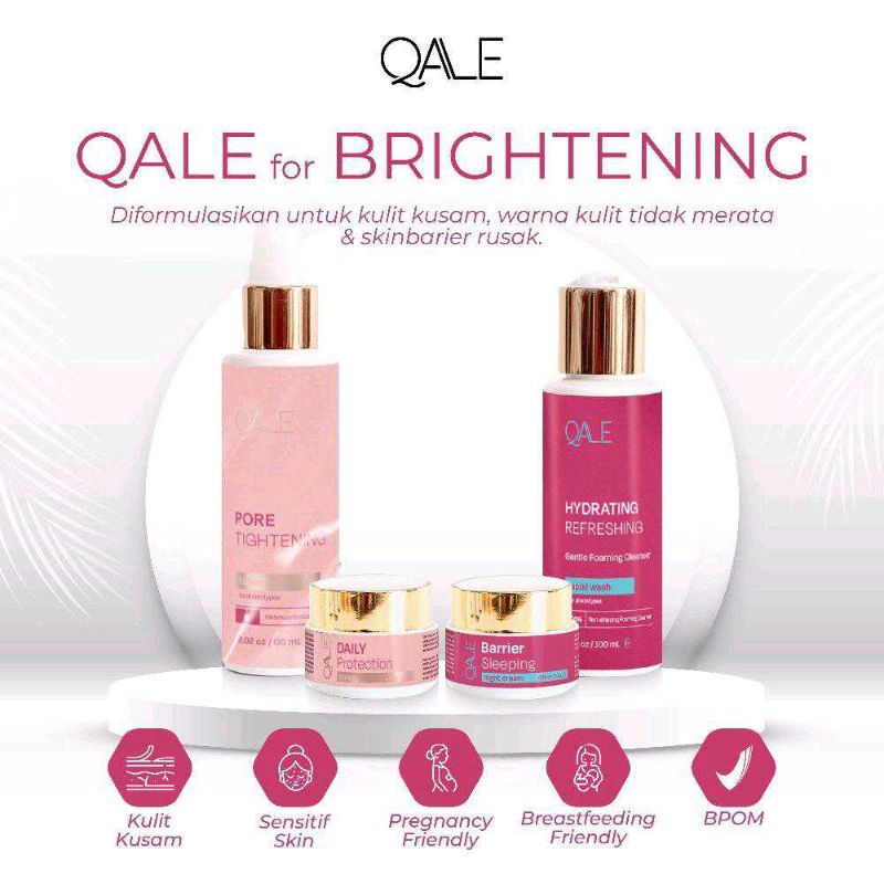 Jual [ QALE ] PAKET QALE for BRIGHTENING | Shopee Indonesia
