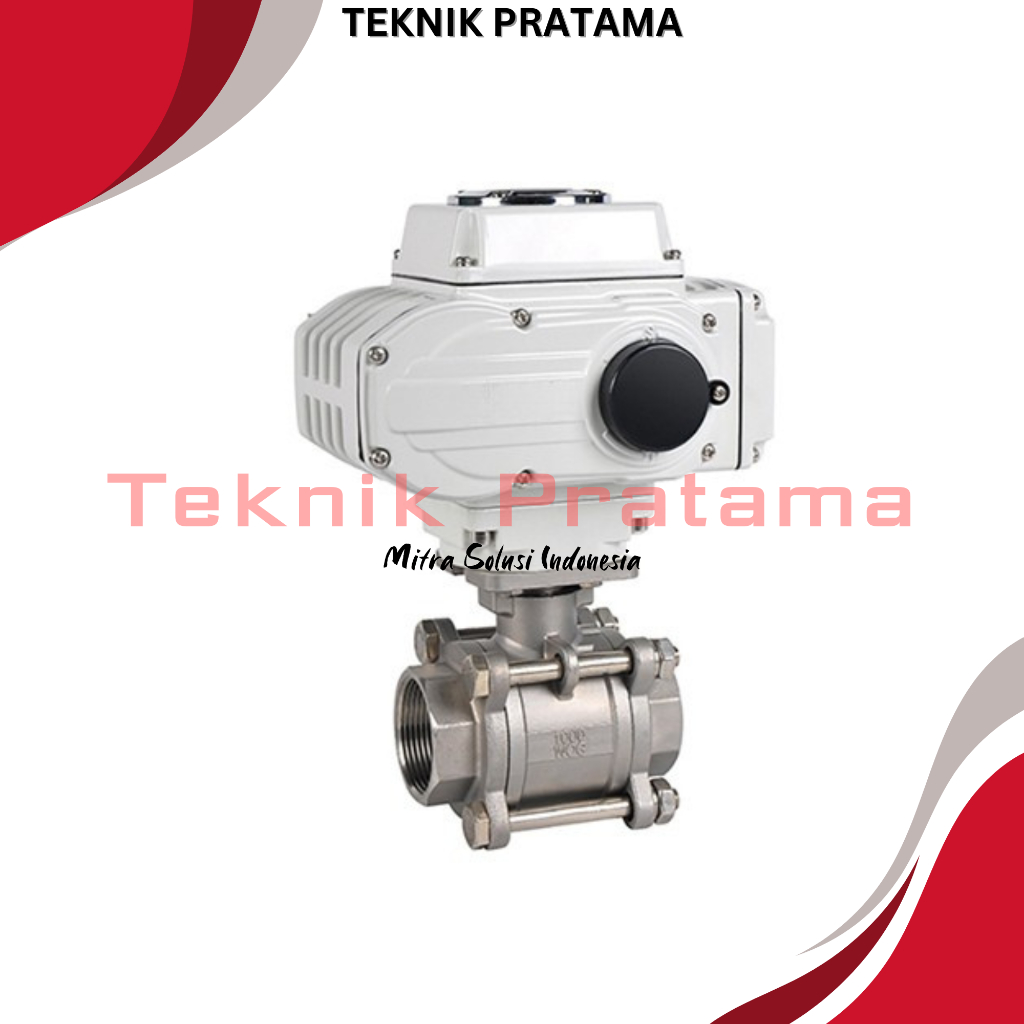 Jual Motorized Electric Actuator On Off Ball Valve 3Pc Body Size 3/4 Inch | Shopee Indonesia