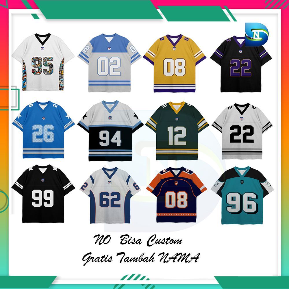 Jual Streetwear Jersey Boxy Fit Oversize Unisex Style Kekinian | Shopee ...