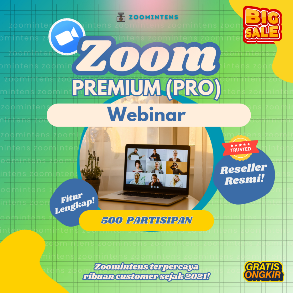 Jual Zoom Webinar 500 Peserta | Shopee Indonesia