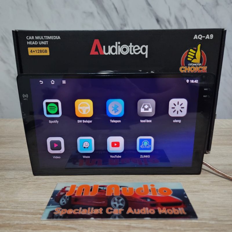 Jual Head unit android 9 inch audioteq ram 4 gb + rom 128 gb layar ...