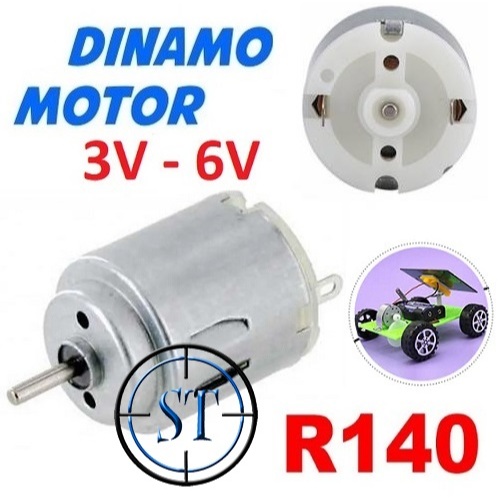 Jual Motor DC 3-6V DC R140 R-140 Dinamo Bor Mini Electric DIY Robotic ...
