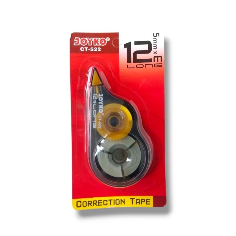Jual Correction Tape JOYKO CT-522 5 mm × 12 meter (1 pcs) | Shopee ...