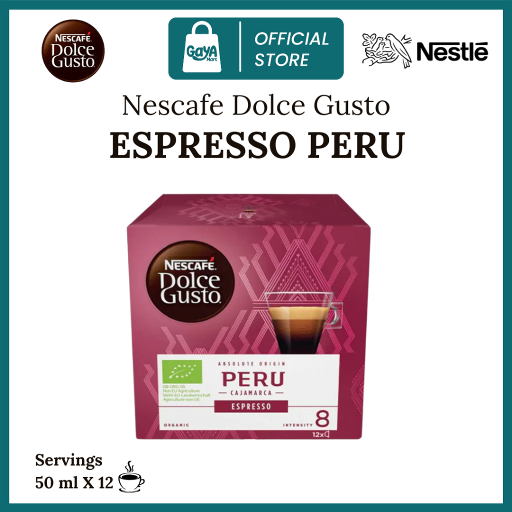 Jual Capsule Nescafe Dolce Gusto Espresso Peru Original Nestle | Shopee ...