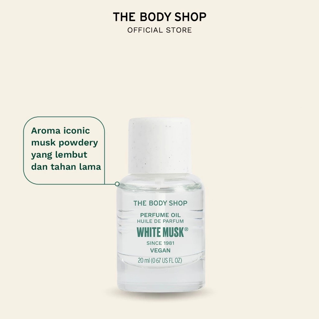 Jual Parfum The Body Shop White Musk Perfume Oil 20ml ORIGINAL | Shopee Indonesia