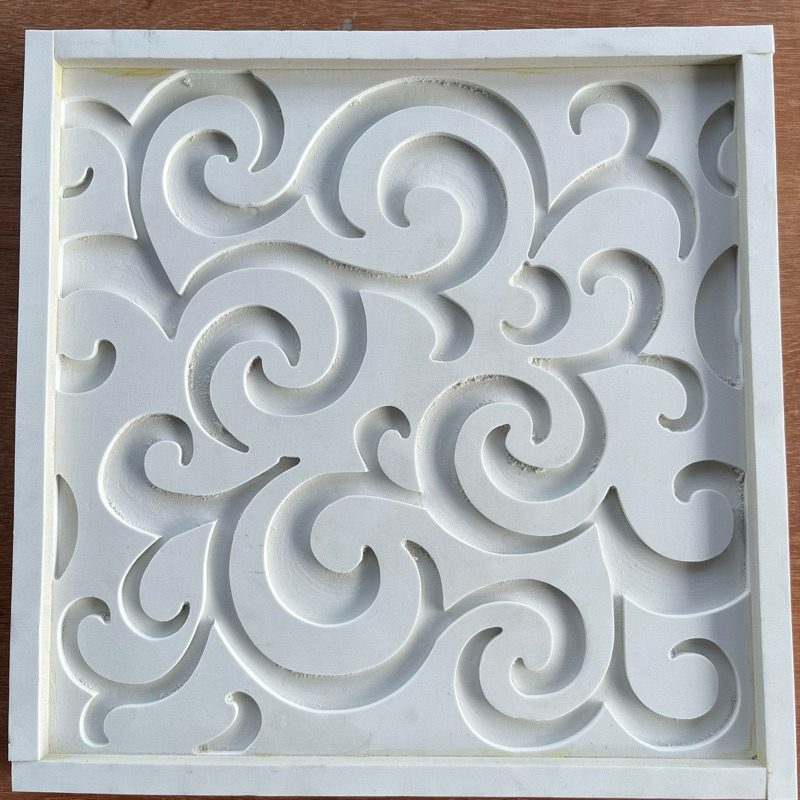 Jual CETAKAN MASIF CUSTOM MOTIF ORNAMENT UK 50x50 / CETAKAN PANEL ...