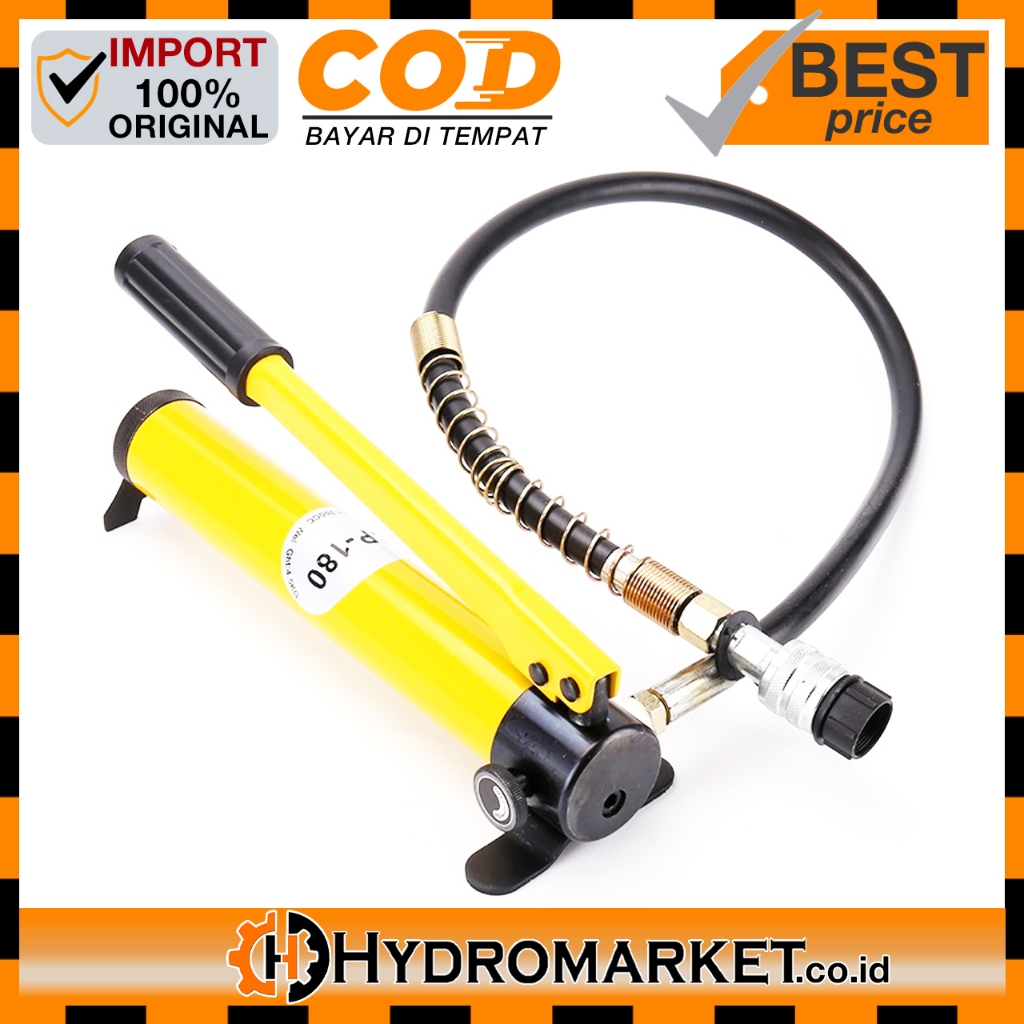 Jual Pompa Hidrolik Manual Kapasitas 400 Ml Cp-180 Baja Berkualitas Tinggi | Shopee Indonesia