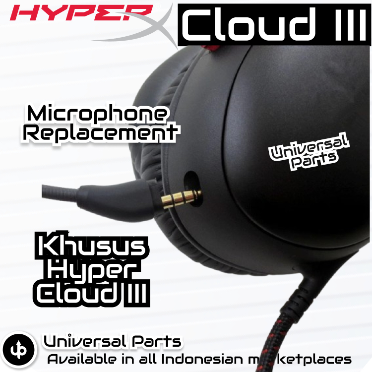 Jual Mic HyperX Cloud 3 / Cloud III Headset Gaming Headset Microphone ...
