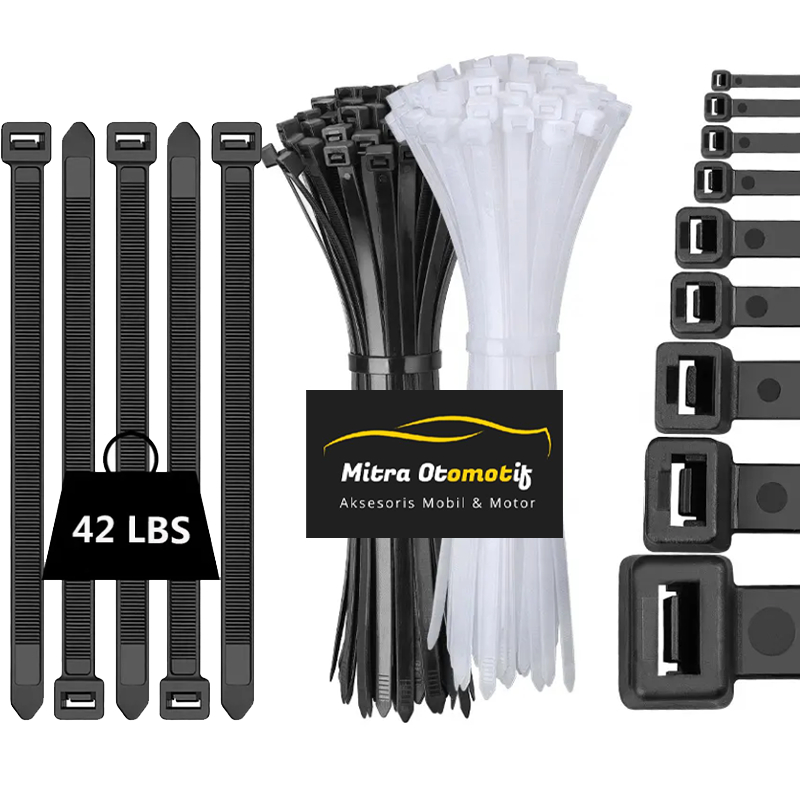 Jual Kabel Ties | Kabel Tis | Cable Tis isi 100pcs - 1000pcs Pengatur ...