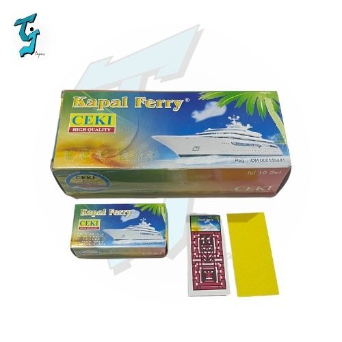 Jual CEKI Kapal Ferry. 1 Box 10set. | Shopee Indonesia
