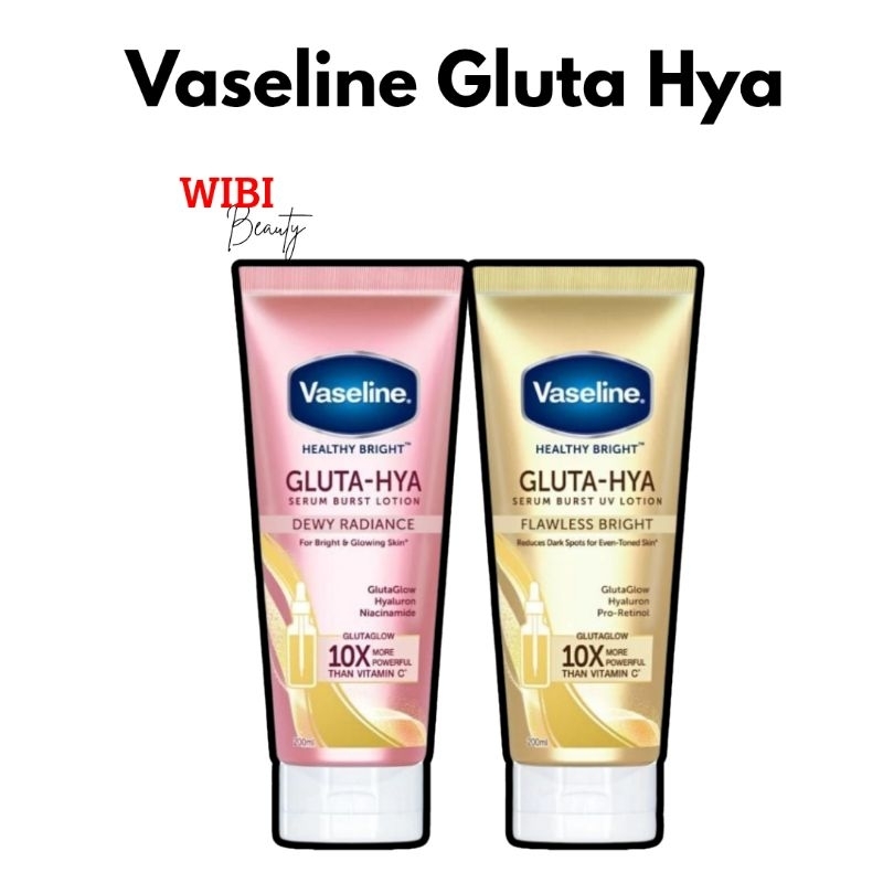 Jual Vaseline Healthy Bright Gluta - hya, Serum Burst UV Lotion 200 ML ...