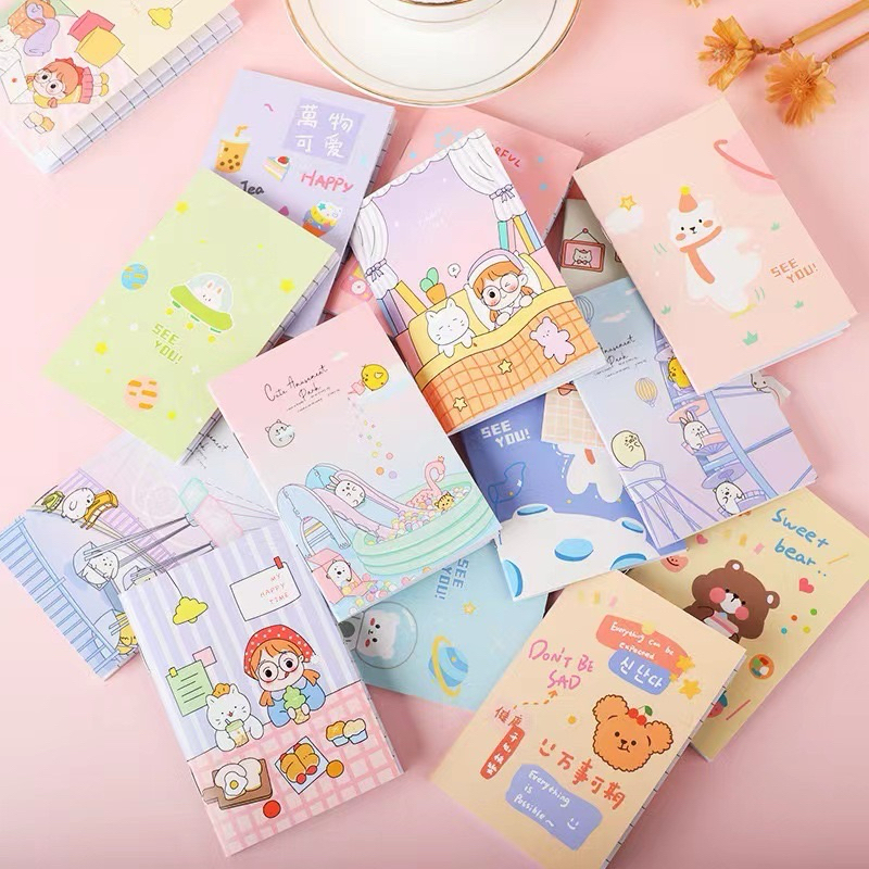 Jual Blocknote Buku Tulis Catatan Mini Lucu Note book Cartoon | Shopee ...