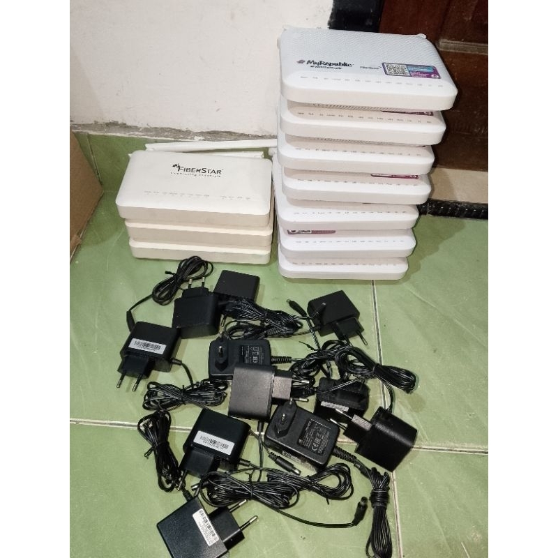 Jual router modem 10 unit + 10 unit adptor | Shopee Indonesia