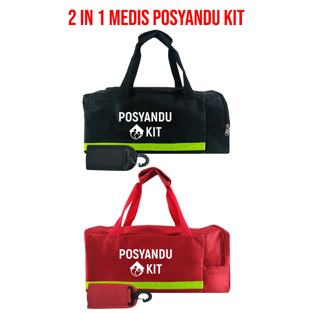 Jual Travel medis Posyandu Kit Medical Travel Bag 2in1 Tas Perlengkapan ...