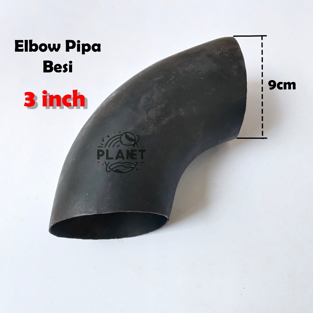 Jual Elbow pipa besi 3 in keni elbo penyambung pipa 9cm / Lbow pipa ...