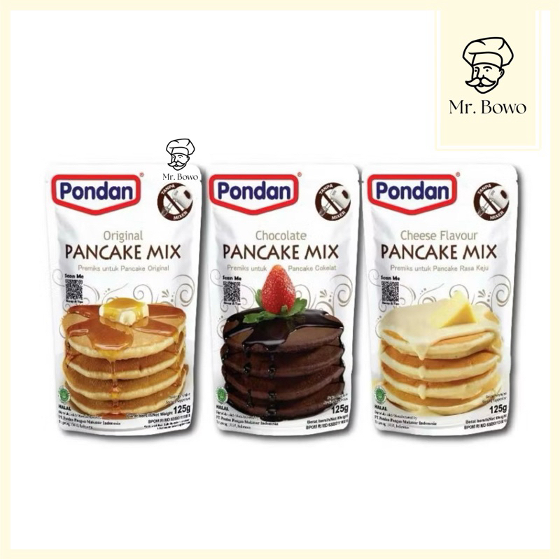 Jual Pondan Pancake Mix Pouch (125g) (3 Varian Rasa) | Shopee Indonesia