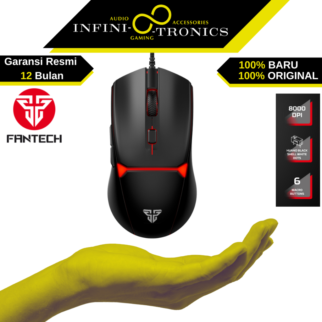 Jual Fantech Crypto II VX7V2 Macro Gaming Mouse Wired VX7 V2 | Shopee ...