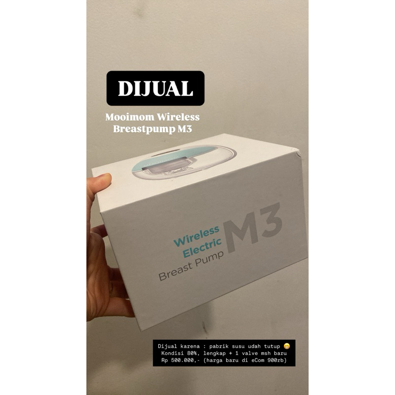 Jual MOOIMOM wireless electric breastpump m3 | Shopee Indonesia