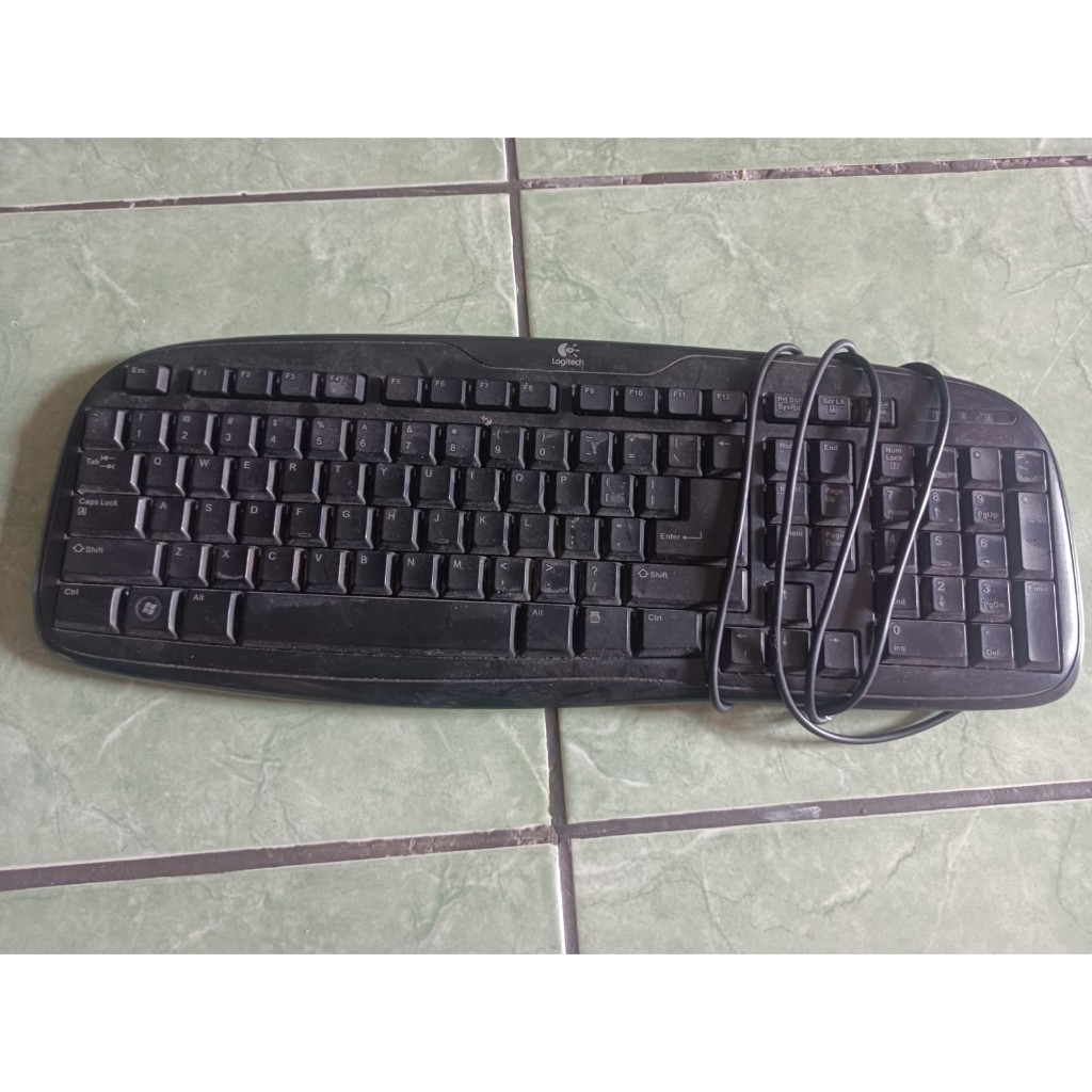 Jual Keyboard PS2 LOGITECH Jadul original | Shopee Indonesia
