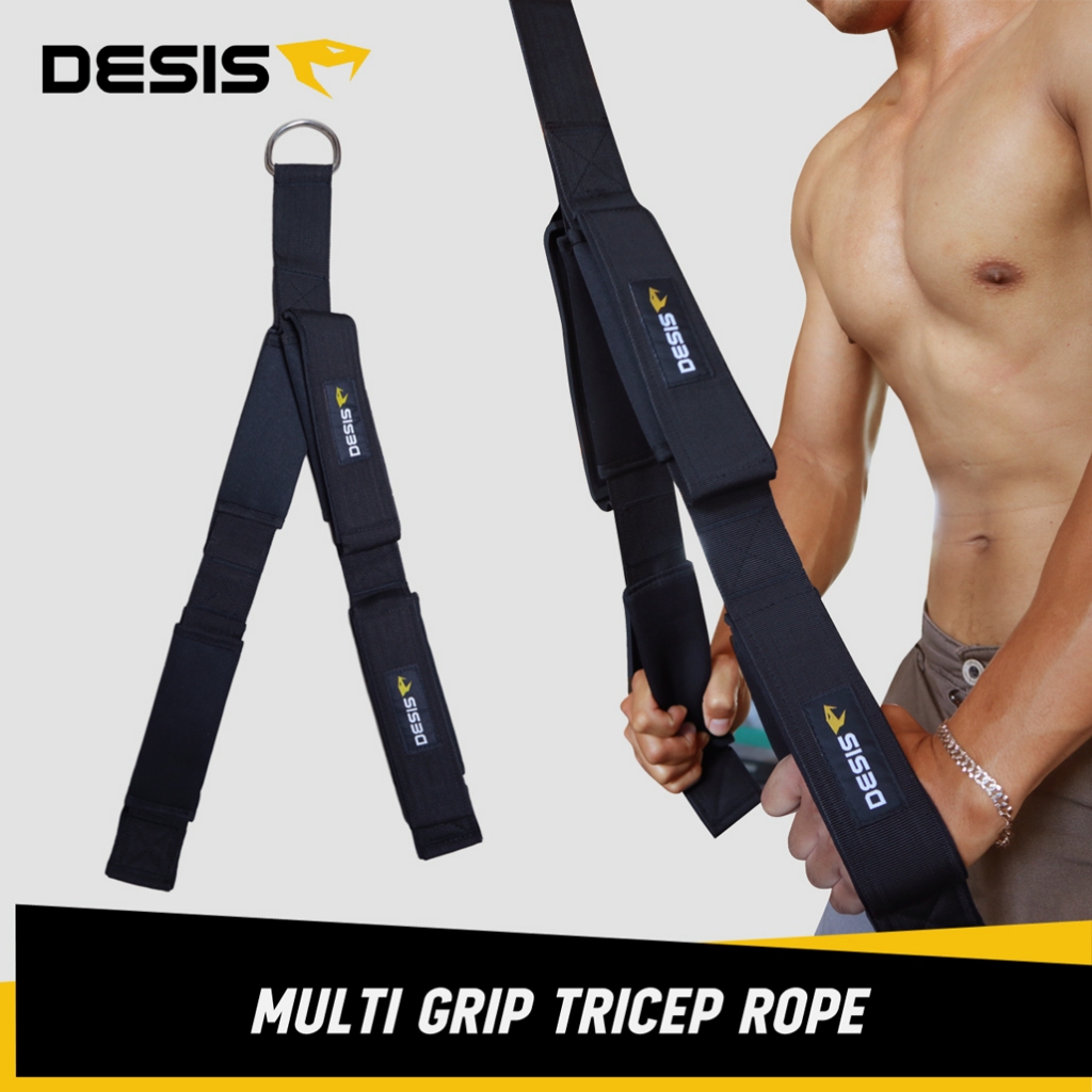 Jual DESIS Multi Grip Tricep Rope Tali Triceps Pull Down Pulldown Gym ...