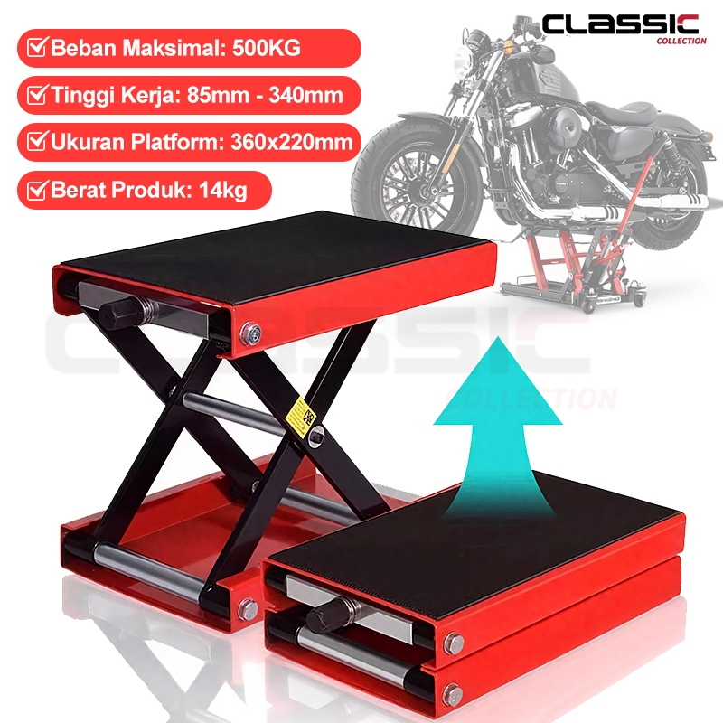 Jual Dongkrak Jack Stand Motor Trail 500 Kg/Jack Hoist Stand Repair ...