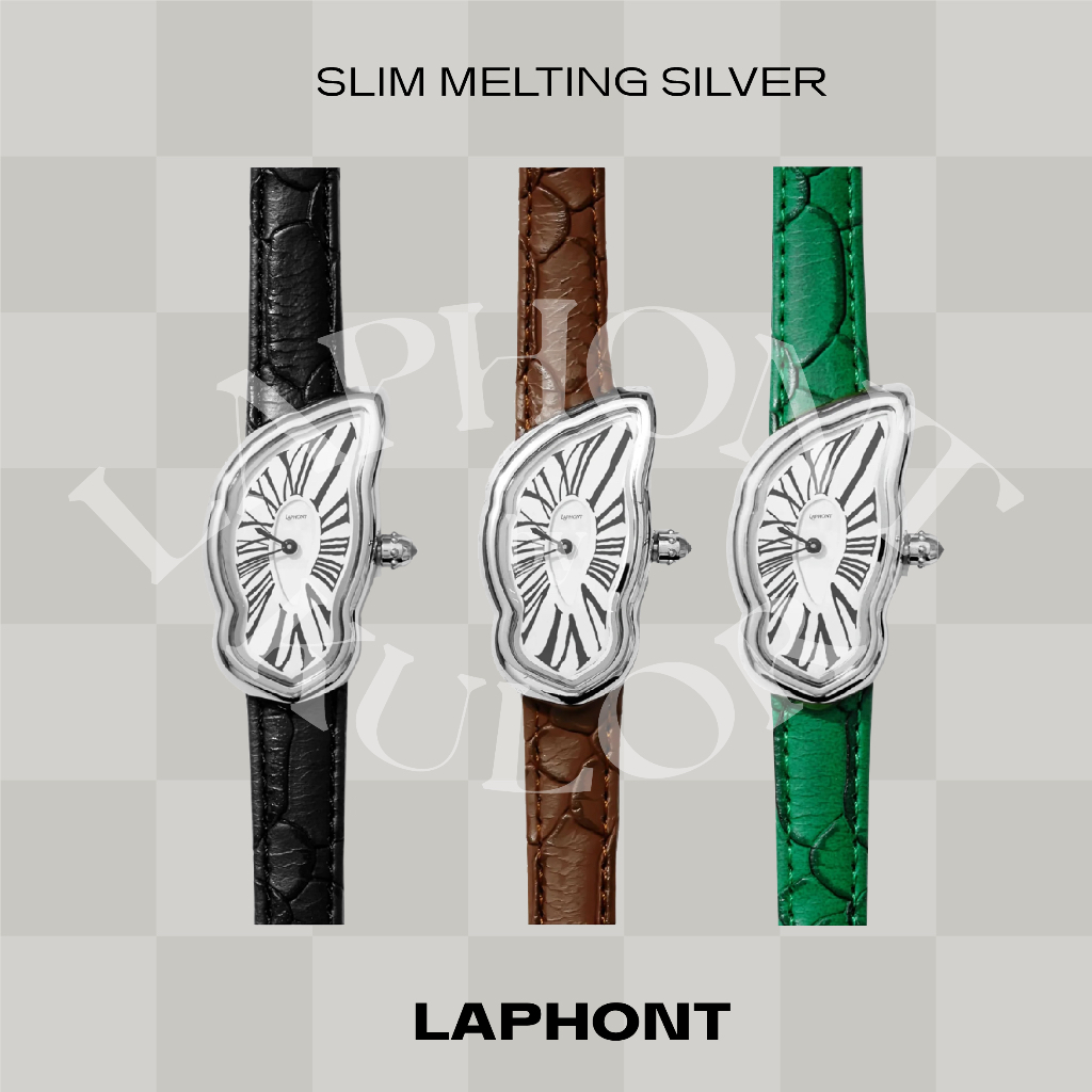 Jual LAPHONT Slim Melting Watch Silver | Shopee Indonesia