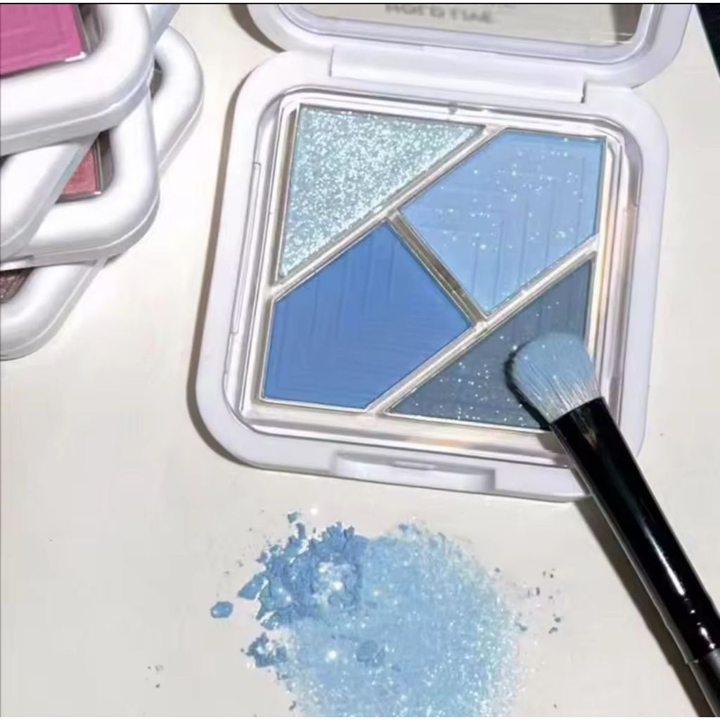 Jual rcsbeauty - eyeshadow palet warna biru untuk makeup douyin ...