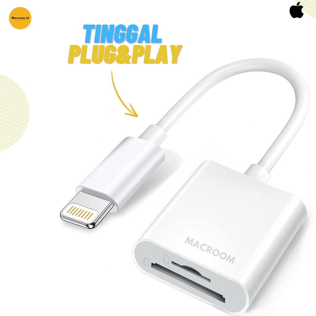 Jual Card Reader Iphone 11 12 13 14 Lightning Micro SD Card Adaptor ...