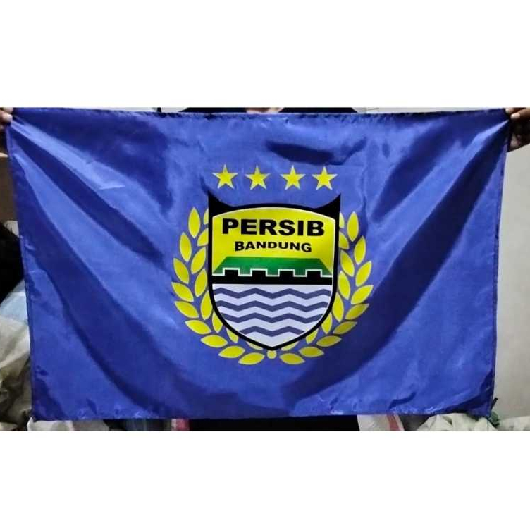 Jual Bendera Persib Juara Bintang 4 Ukuran 90x60/43x30cm | Shopee Indonesia