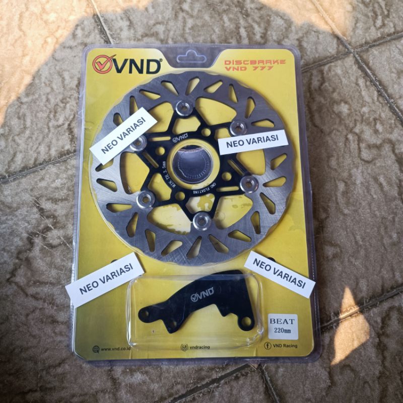 Jual Disc Brake Piringan Cakram Depan VND Ak 777 220MM CNC Scoopy ...