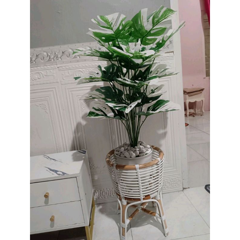 Jual POT ROTAN CANTIK/VAS BUNGA ROTAN SULTAN | Shopee Indonesia