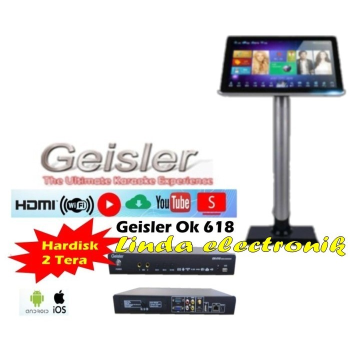 Jual karaoke player geisler ok618 geisler ok 618 plus touchskin 19 inch garansi resmi 1 tahun ...