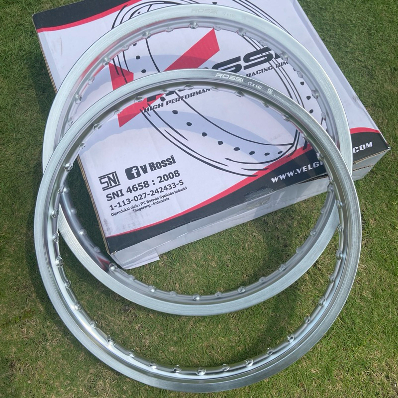 Jual VELG V ROSSI WM UKURAN 140 160 185 RING 17 WARNA SILVER VELG ROSSI ...