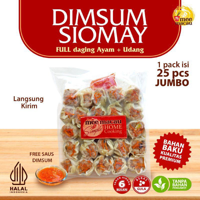 Jual Siomay Dimsum Full Ayam Udang JUMBO Isi 25 Pcs Premium Daging ...