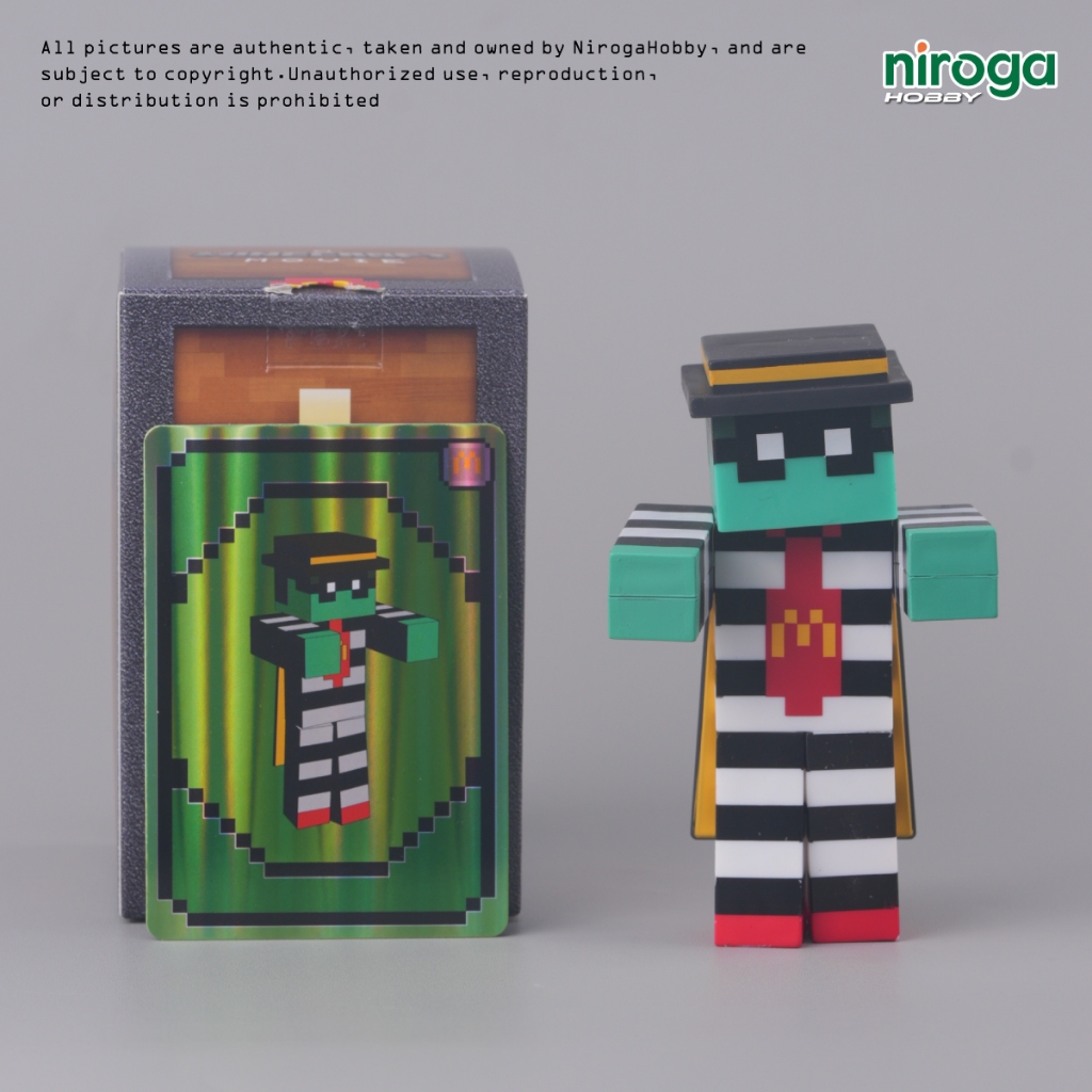 Jual [2025] McDonald's x Minecraft Zombie Hamburglar Collectible Figure ...
