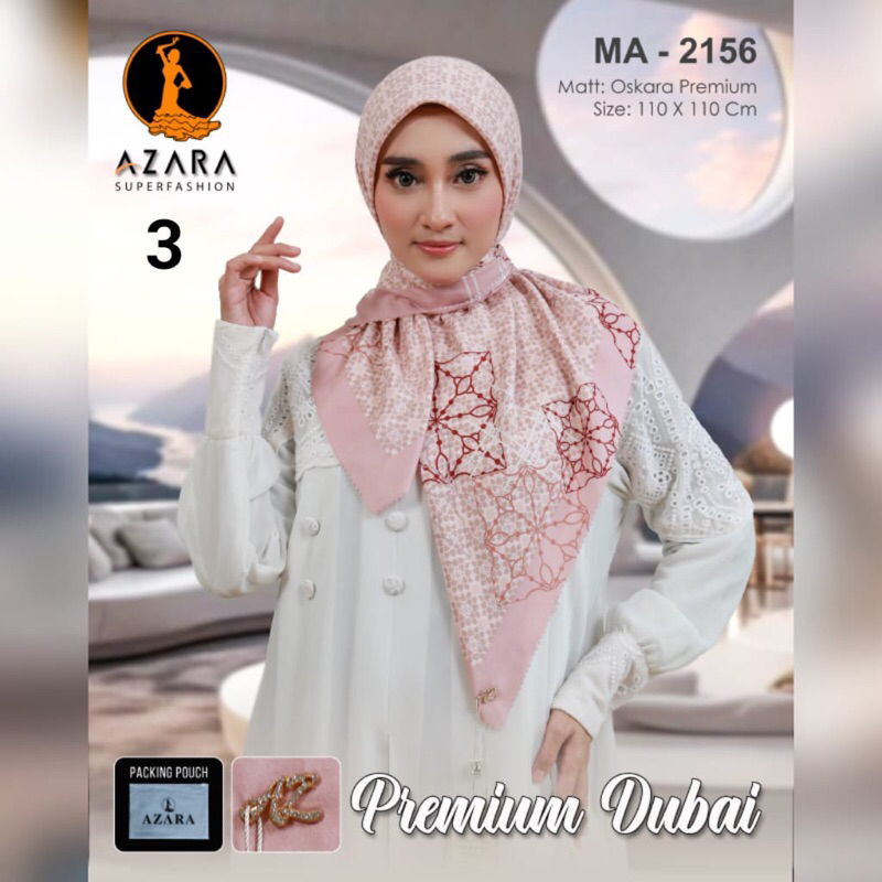 Jual Sgen Supplier Hijab Azara Dubai Premium Motif Logo Packing Pouch ...