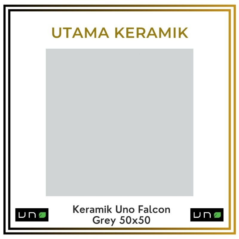 Jual Keramik Uno Falcon Grey 50x50 - Keramik Abu Abu Polos 50x50 ...