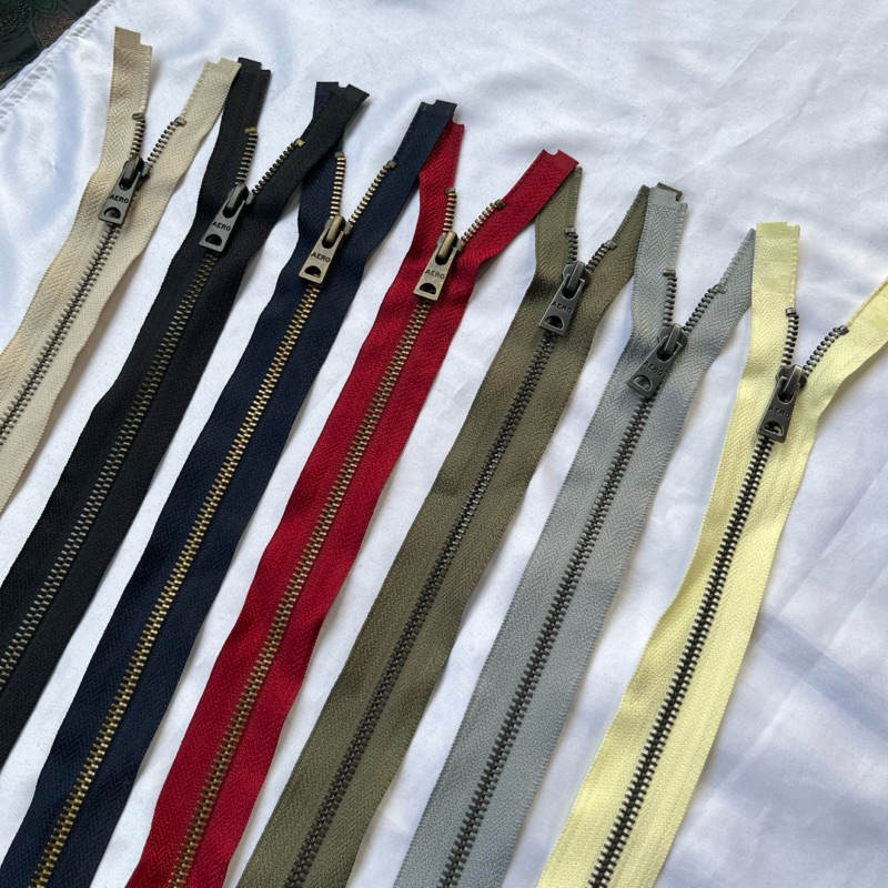 Jual Resleting Jacket Besi Garment No. 5 (1 Pcs) Warna Beragam, Panjang ...