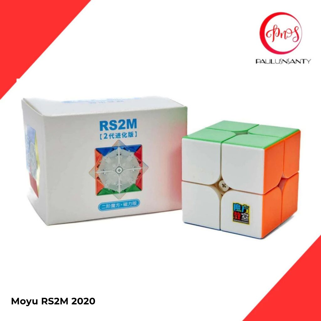 Jual Cube Puzzle 2x2 Moyu RS2M 2x2 Evolution MAGNETIC ORIGINAL | Shopee ...