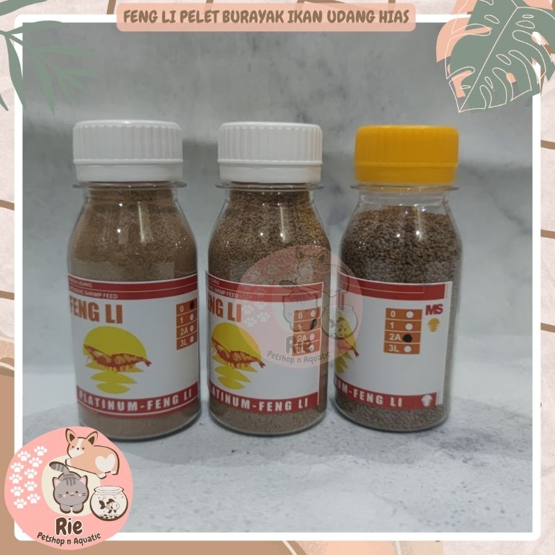 Jual Feng Li Pelet Burayak Ikan Udang Hias 50 Gram - FENGLI | Shopee Indonesia
