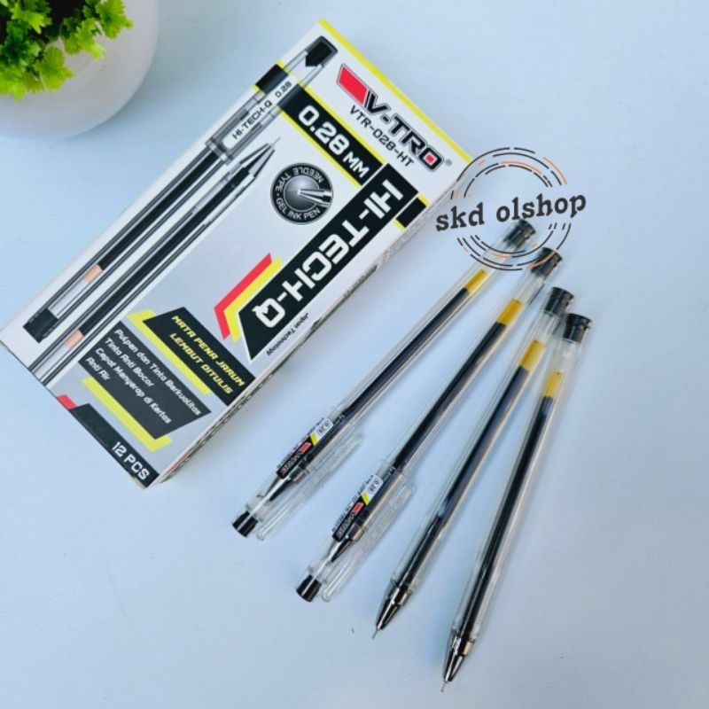 Jual pulpen pena HI-TECH 0,28 mm isi 1 lusin / 12 pcs merek HARIS / v ...