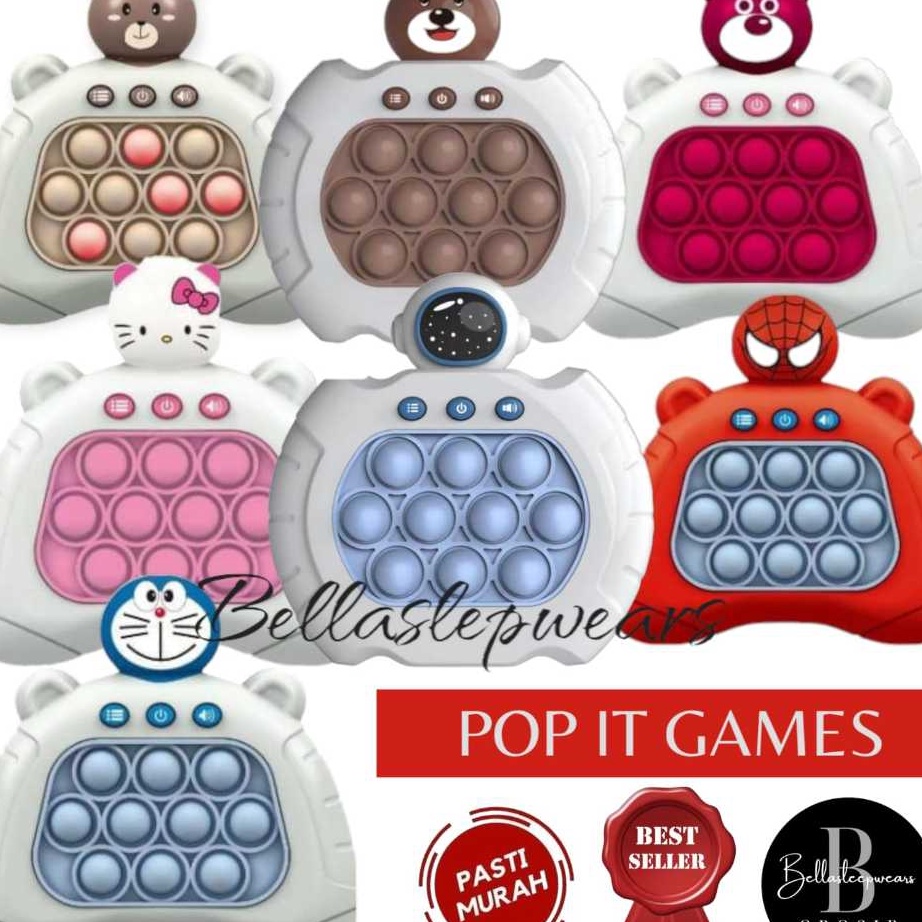 Jual BELLA MAINAN POP IT SANRIO LV999 ELECTRIC FAST PUST PUZZLE GAME ...