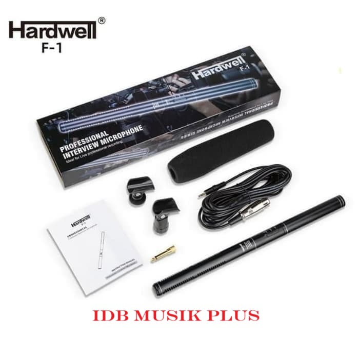 Jual Mic Condenser Hardwell F1 F 1 Shotgun Microphone Original | Shopee ...