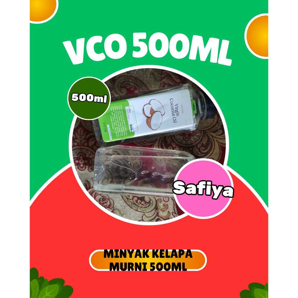 Jual Safiya VCO 500ml Virgin Coconut Oil | VCO Safiya 500ml Minyak ...