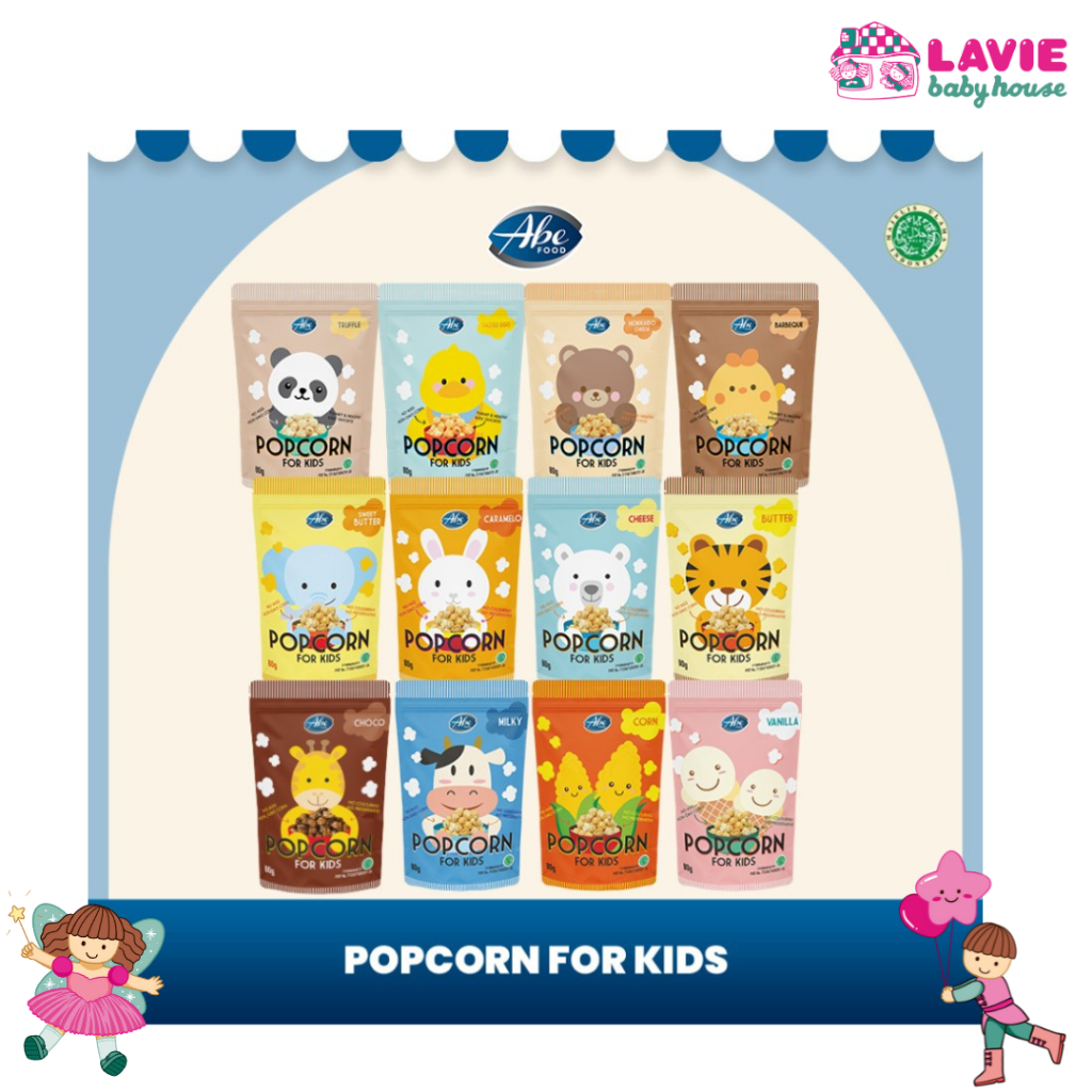 Jual Abe Food Pop Corn for Kids 80gr – Popcorn Anak Rasa Ringan & Aman ...