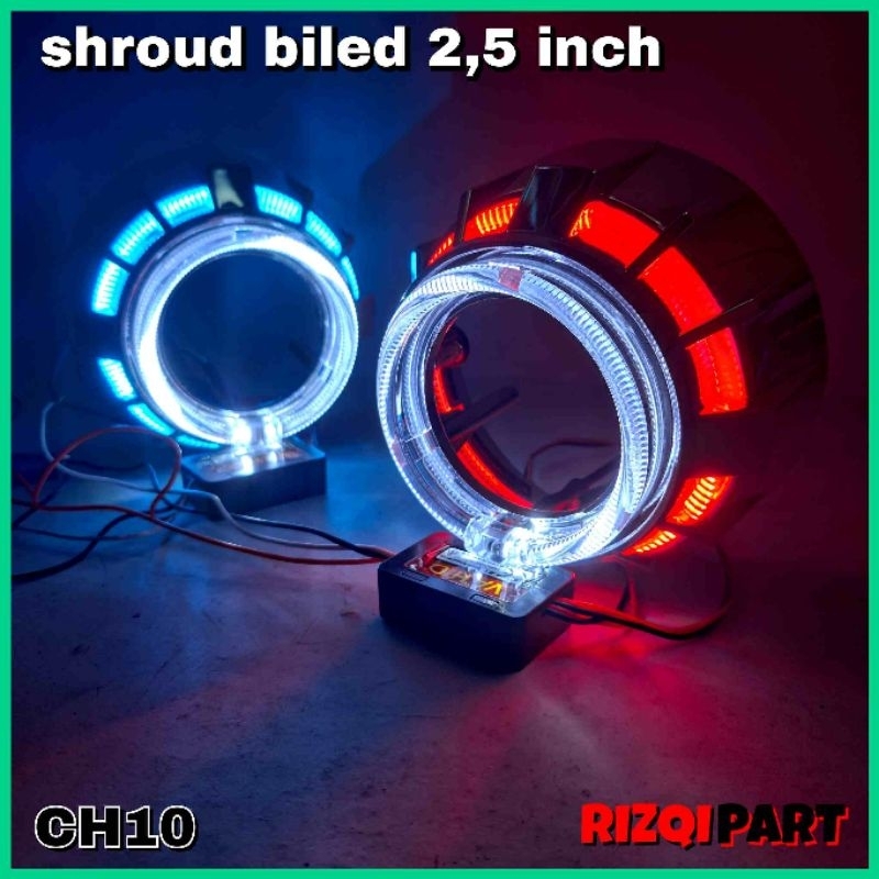 Jual Vahid Shroud Ch10 |Casing Projector HID/LED 2.5 inch Double ...